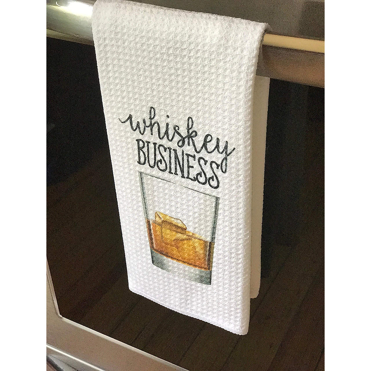 Funny Alcohol Kitchen Towel Gift Beer Lover Whiskey Shot
