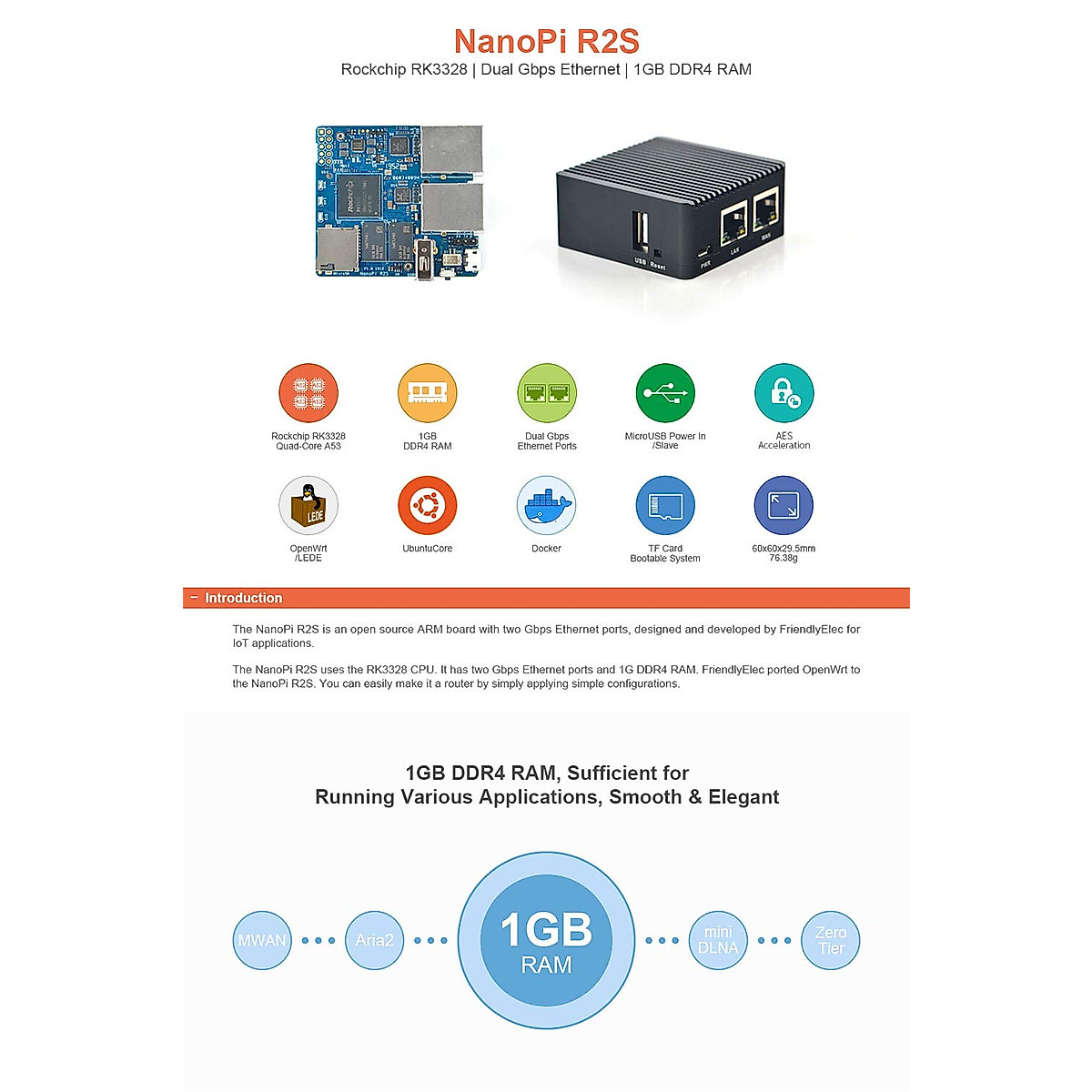 NanoPi R2S Mini Router: Dual-Gbps for Smart Homes