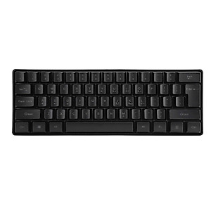 Garsentx RGB Backlit Gaming Keyboard, USB Wired Keyboard with 61 Keys, Easy Connect to Laptop and Desktop, for Home and Office Use, Plug and Play, Wear‑Resistant and Durable, Black