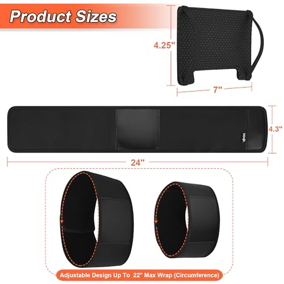 Cosmos Car Headrest Mount Holder Seat Mount Holder Compatible with Nintendo Switch and Other Mini Tablets