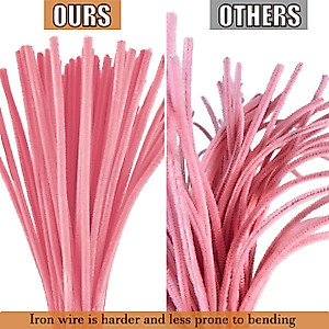 ESUOHYM 230PCS Upgraded 20 Colors Pipe Cleaners Craft Chenille Stems DIY Art Supplies Colorful Thick Fluffy Fuzzy Wire Sticks Bulk for Kids and Adults (20Colors)