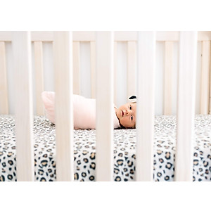 Premium Fitted Knit Crib Sheet/Toddler Sheet Zara by Copper Pearl