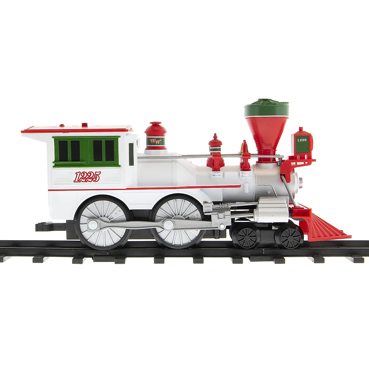 Lionel Battery-Operated Winter Wonderland Express Toy Train Set with Locomotive, Train Cars, Track & Remote with Authentic Train Sounds, Steam & Lights for Kids 4+