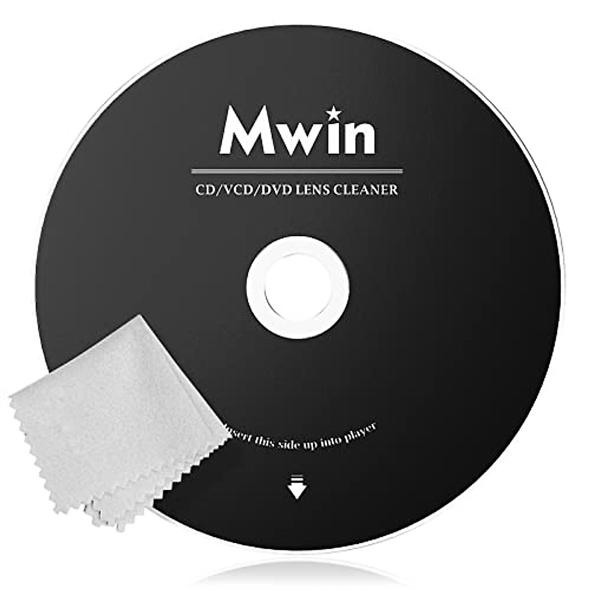 Mwin CD/DVD Player Laser Lens Cleaner Disc - Safe & Effective