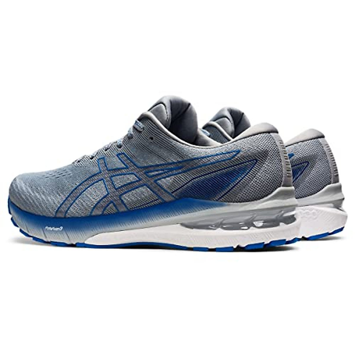 ASICS Men's GT-2000 10 Running Shoes, 11, Sheet Rock/Electric Blue