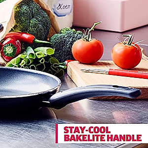 Kitchen Stories Searsmart Nonstick Frying Pan 24cm-Black-Induction Compatible-Oven Safe, 24 cm - Frypan