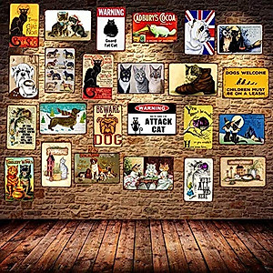 Guffman Be Strong Be Yourself Be Wise Wolf Moon Wall Decor Poster Retro Art Wall Decor Metal Sign Poster 8x12 inch