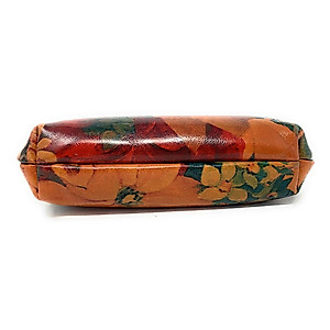 Patricia Nash Leather Savena Kisslock Wristlet, Multicolor