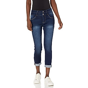 WallFlower Women's Size Sassy Crop High-Rise Insta Soft Juniors (Standard, Riverton, 20 Plus