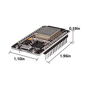 3PCS ESP32 ESP-32S WiFi Development Board NodeMCU ESP-WROOM-32 Microcontroller 2.4GHz Dual-Core WiFi Bluetooth Processor Integrated Chip CP2102