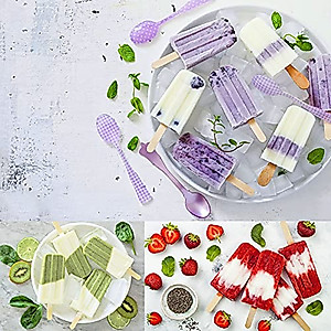 Silicone Popsicles Molds,Popcylce Molds,Food Grade Reusable Popsicle Molds for Kids,Homemade Popsicles Molds,Ice Cream Mold,Ice Pop Molds Maker with Popsicle Stick,Popsicle Bag,Funnel (Blue)