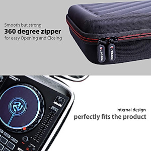 LTGEM EVA Hard Case for Numark Mixtrack Pro FX – 2 Deck DJ Controller - Protective Carrying Storage Bag (Not Compatible Other Model)