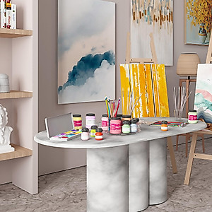 QOTOLY 12.8” Lazy Susan Organizer 4 Pack Lazy Susan Turntable Organizer 360° Rotating Organizer with Handle & 2.3" Raised Edge for Refrigerator Cabinet Kitchen Pantry Bathroom Countertop Table Dresser