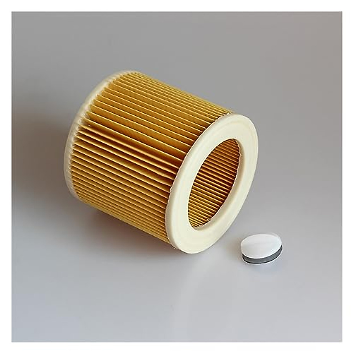 McbeAn Hepa Filter Paper Dust Bags Replacement Fliters Accessories Compatible for Karcher WD3 WD3,200 WD,3300 MV3 WD3,500 Vacuum Cleaner Parts(Set G)