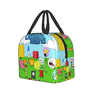 Battle For Bfdi Lunch Box Insulation Bags Suitable For Packed Lunches For Teenager