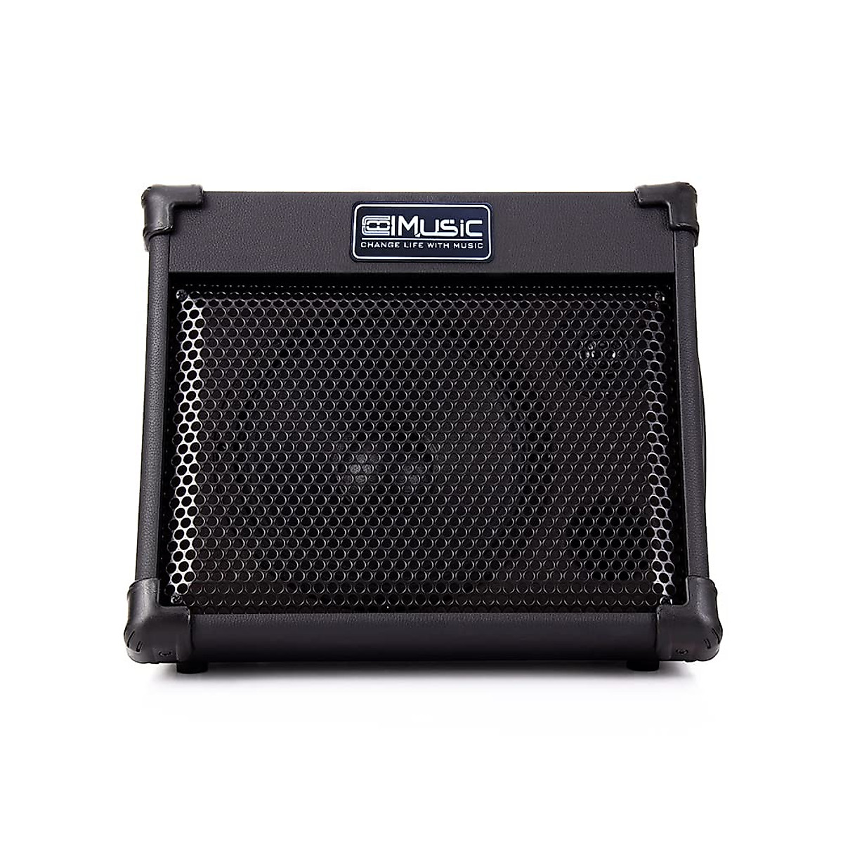 Coolmusic Portable Acoustic Guitar Amplifier, for Performers On The Go, Built-in Bluetooth (40W Battery-Powered)