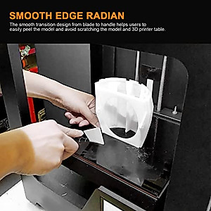 SARDVISA Professional 3D Printer Tool, Upgraded Metal 3D Printer Removal Spatula with Comfortable Grip, Specially Designed 3D Printer Accessories for Model Stripping Safety