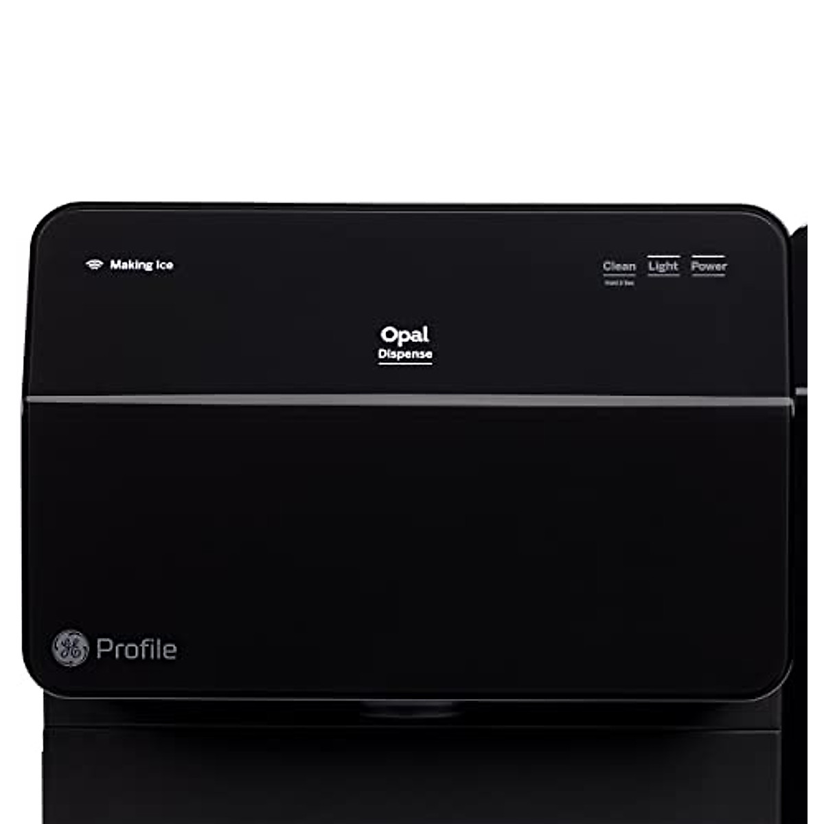 GE Profile Opal Ice Dispenser | Countertop Nugget Ice Maker with Ice Dispenser & 1-Gallon Side Tank | Ice Machine with WiFi Connectivity | Smart Home Kitchen Essentials | Satin Black