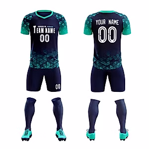 Custom Soccer Jersey Name Number Sports Team Training Uniform Personalized Football Jerseys for Men Women Kids