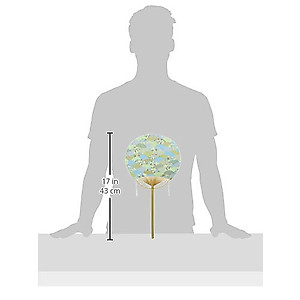 Shikoku Group Fan, Unisex, Approx. 8.7 x 16.5 inches (22 x 4