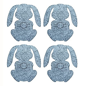 Plate Mat Set 4 round Fork And 4PCS Decoration Table Cover Cutlery Tableware Plates Mats