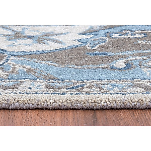 Allen Home Wool Area Rug | Nicol Natural Traditional Decorative Carpet | Area Rugs Suitable for Living Room, Bedroom, Dining Room | 100% Wool | 100% Cotton Backing | 9’ x 12’ |