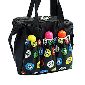 Yuanhe Bingo Dauber Bags with 6 Pockets Black Bingo Tote Bag …