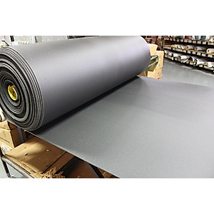 2 lb High Density Volara Closed Cell Foam - Auto, Upholstery, Crafts by The Yard BTY Width: 60'' Thickness: 1/8'' Color : Black