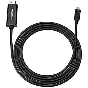 Amazon Basics USB-C to HDMI Cable Adapter (Thunderbolt 3 Compatible) 4K@30Hz - 6-Foot