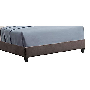 Leffler Home Night Party Chocolate Allure Diamond Tufted Bed, King, Dark Brown