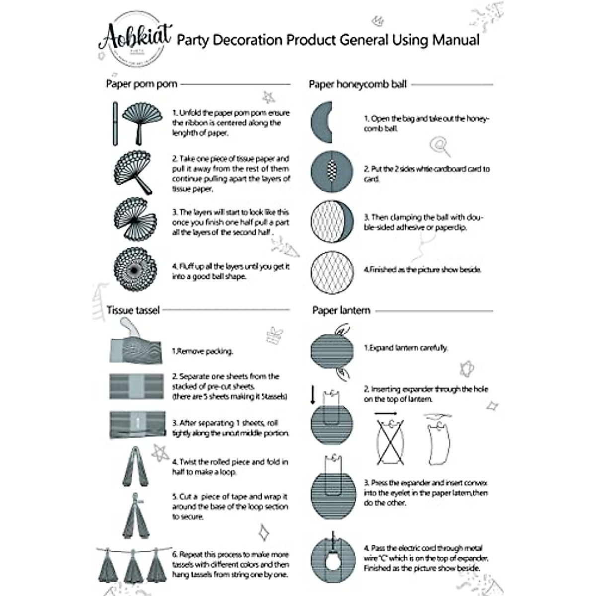 AOBKIAT Party Decorations, 8 Rolls Yellow Green Crepe Paper Streamers for Rustic Wedding, Birthday, Baby Shower, Lemon Themed Party