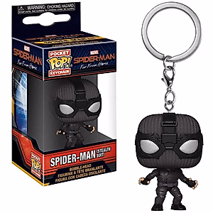 Funko Pop! Keychain: Spider-Man Far from Home - Spider-Man Stealth Suit