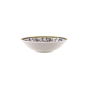 Villeroy & Boch Audun Ferme Soup/Cereal Bowl, 6.25 in, White/Gray
