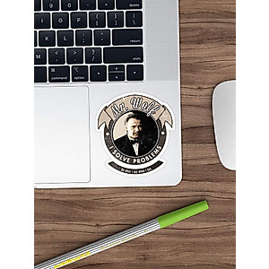 Jess-Sha Store 3 PCs Stickers Mr. Wolf, Films Sticker for Laptop, Phone, Cars, Vinyl Funny Stickers Decal for Laptops, Guitar, Fridge