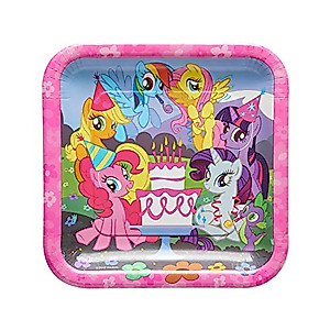 American Greetings My Little Pony Party Supplies, Paper Dinner Plates (40-Count)