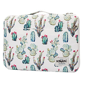Kinmac 360° Protective Water Resistant Laptop Sleeve case Bag with Handle for HP Lenovo Dell ASUS Acer 14 inch Laptop,MacBook Pro 14 inch and Most 14 inch Laptop (Cactus)