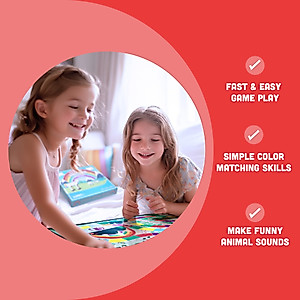 Rainbow Unicorn Rescue - Board Game for Kids Ages 4-8, Fun Family Board Games, Games for 4+ Year Olds, Kids Games for 4+ Year Old Birthday Gift, Unicorn Toy for Girls and Boys, Cooperative Board Games