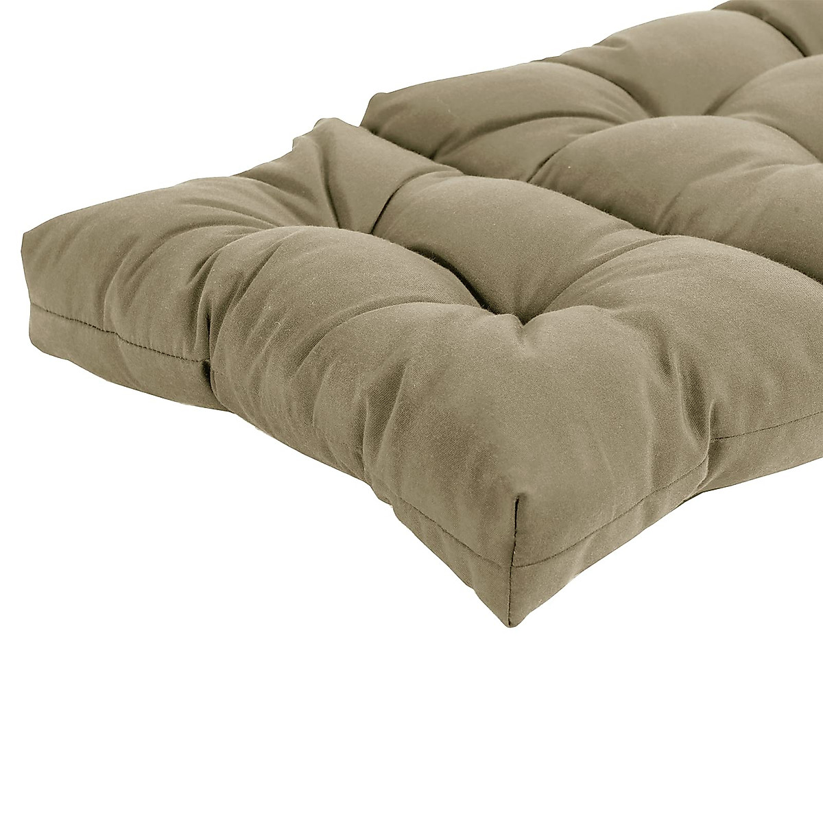 QILLOWAY Indoor/Outdoor Chaise Lounge Cushion,Spring/Summer Seasonal Replacement Cushions. (Beige)