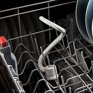 KitchenAid, KSMBLSD Coated Spiral Dough Hook for select Bowl-Lift Stand Mixers, 5.5QT, 6QT, 7QT, Silver