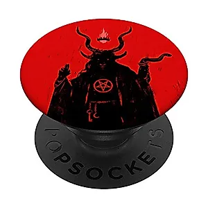 Goat AntiChrist Satanism Devil Seal Goth Emo Gift Mystic PopSockets PopGrip: Swappable Grip for Phones & Tablets
