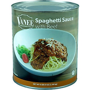 Spaghetti With Meat Sauce, lb. 10 Can -- 6 Per Case