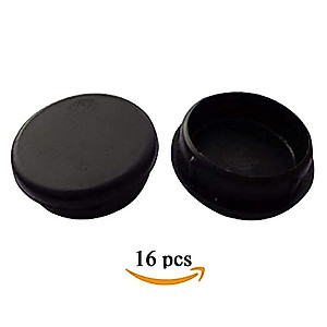 1-1/4" Deluxe Wrough Iron Chair/Table Insert Glide 16 pcs (Black)