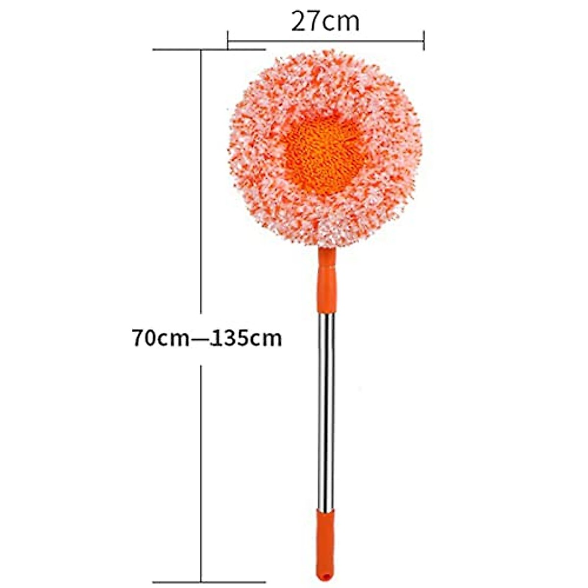 Mops for Floor Cleaning, 360 Rotatable Adjustable Cleaning Mop Lazy Cleaning Mop,Adjustable Length,Mop Soft Wet and Dry Dust Mop Cleaner for Floor Wall Ceiling Windows