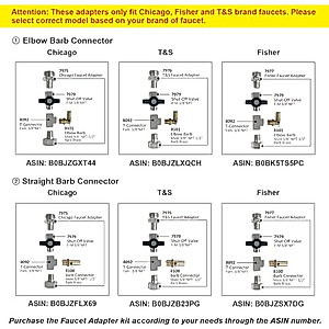 Faucet Adapter- Fisher, 7977