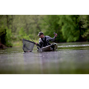 Frabill Floating Wade Net 19"x 25" Hoop Size, Black