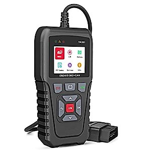 ELMCONFIG OBD2 Scanner, Car OBD2 Scanner Code Reader with 4 Shortcut Keys & Print Function Options, YA301 Upgraded Check Engine Diagnostic Tool for All OBDII Vehicles After 1996