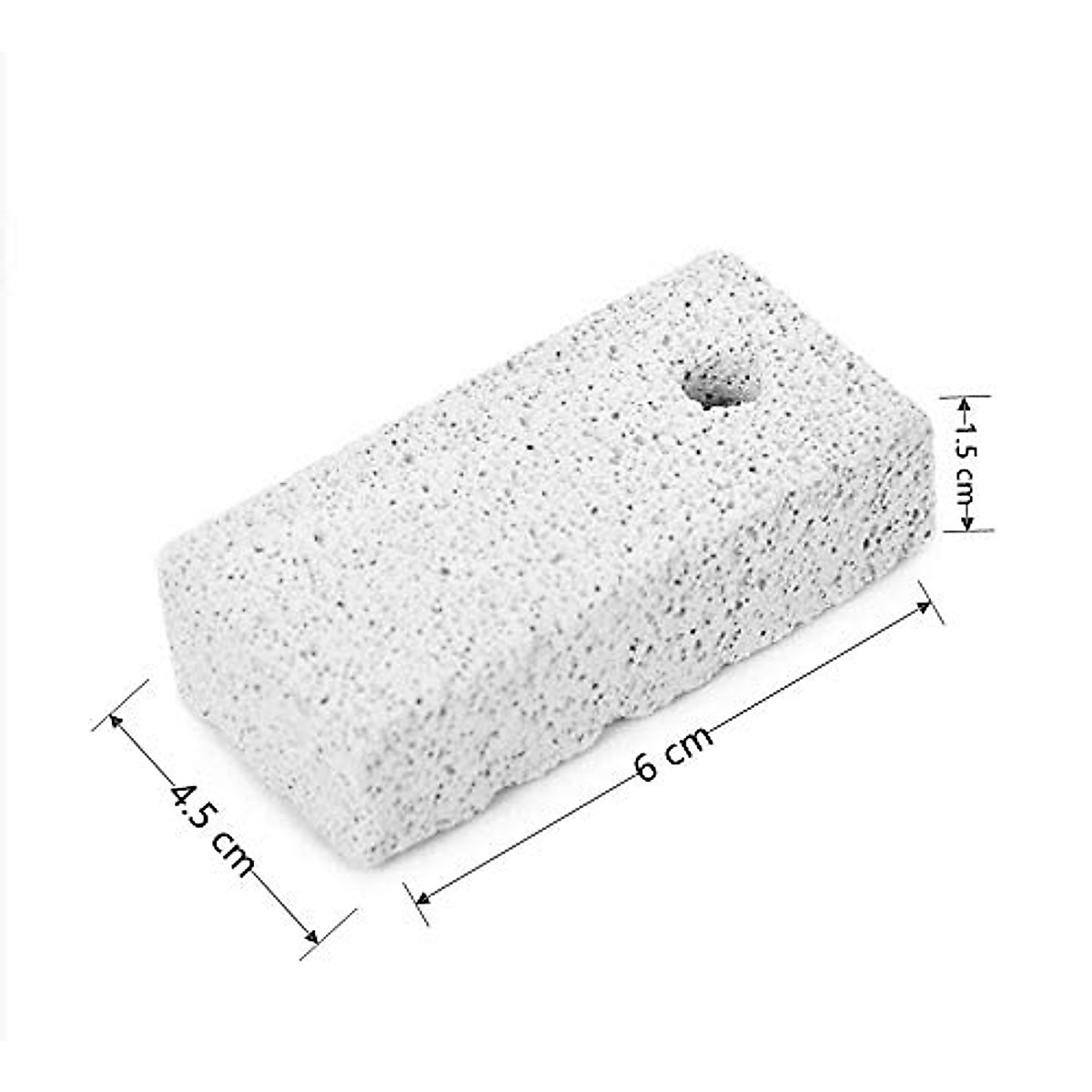 Toukerouc 10 Pack Hamster Teeth Grinding Lava Stones, Small Animal Chew Stone Toys, Lava Bites, Hamster Chew Stones Treats Teeth Grinding Block for Chinchilla Guinea Pig Rabbit Bird Parrot (10 Pack)