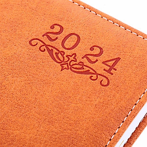 Cabilock 2024 Agenda Book Schedule Notebooks Planner for Men Multi-function Notepad Notebook for Planning Yearly Planner Notebook Schedule Notepad Calendar Book Office Multifunction
