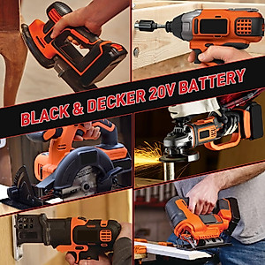 3500mAh LBXR20 Battery for Black and Decker 20V Battery Replacement 20Volt Max Lithium-ion LB20 LBXR20 LBXR2020 20V Lithium-ion Weed Eater Trimmer Cordless Tool Battery 2Pack Just for Black and Decker