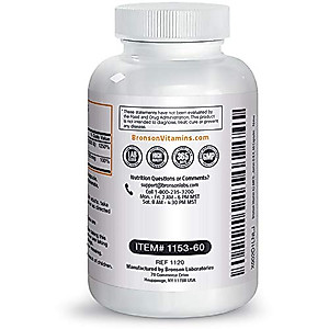 Bronson Vitamin K2 (MK7) with D3 Extra Strength Supplement Bone Health Non-GMO Formula 10,000 IU Vitamin D3 & 120 mcg Vitamin K2 MK-7 Easy to Swallow Vitamin D & K, 60 Capsules